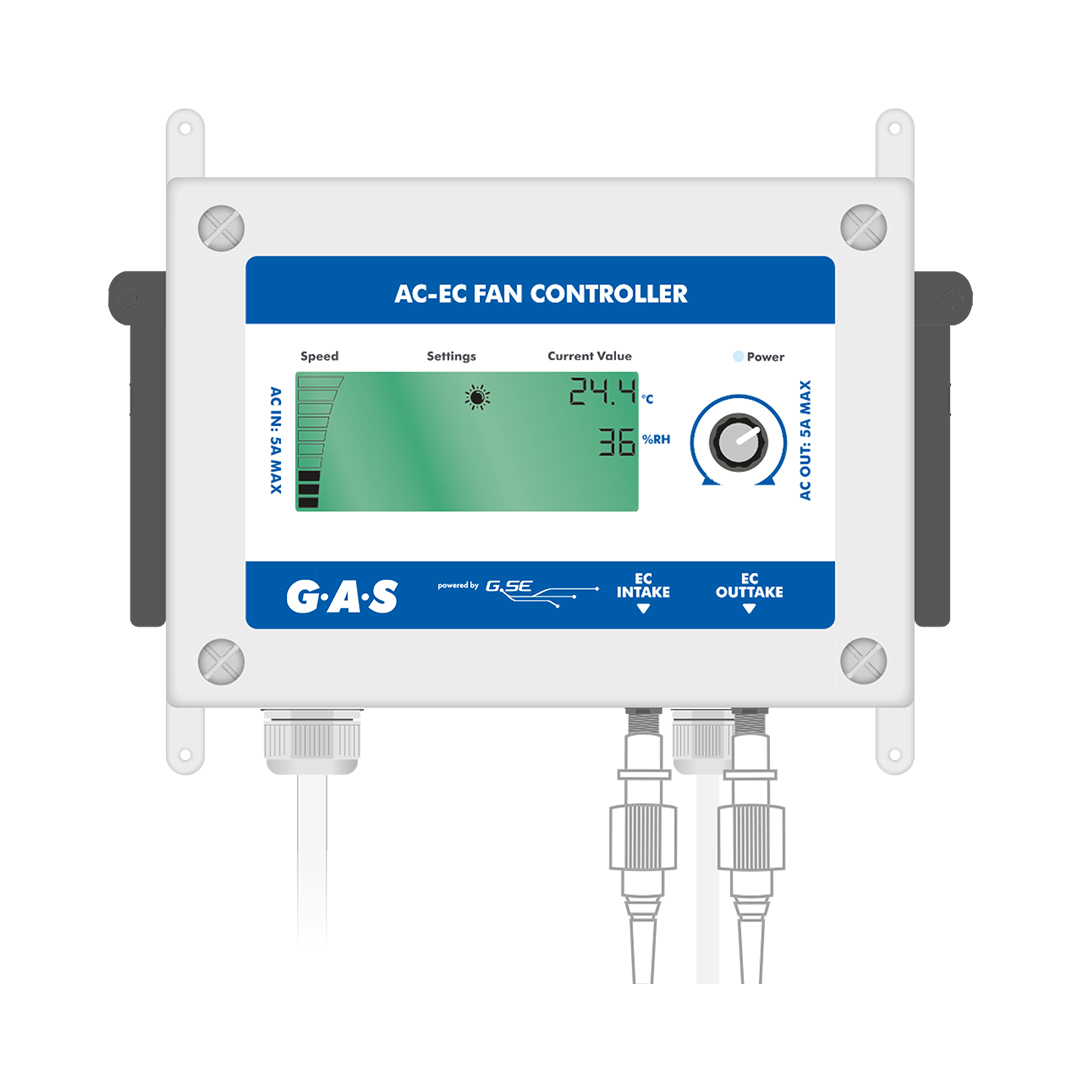 G.A.S AC-EC Digital Fan Controller - Green Ventures Gardening Supplies
